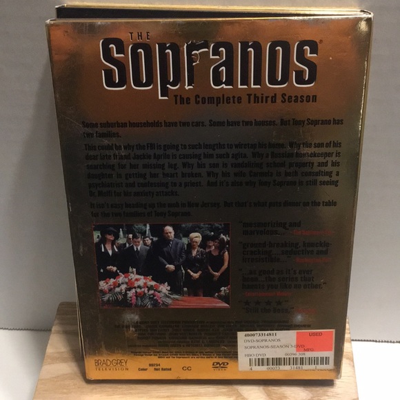 Media | Sopranos Season Three Dvd Box Set Complete | Poshmark